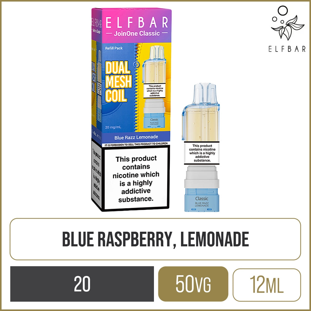 Buy Blue Razz Lemonade Elf Bar JoinOne15 Pods Online