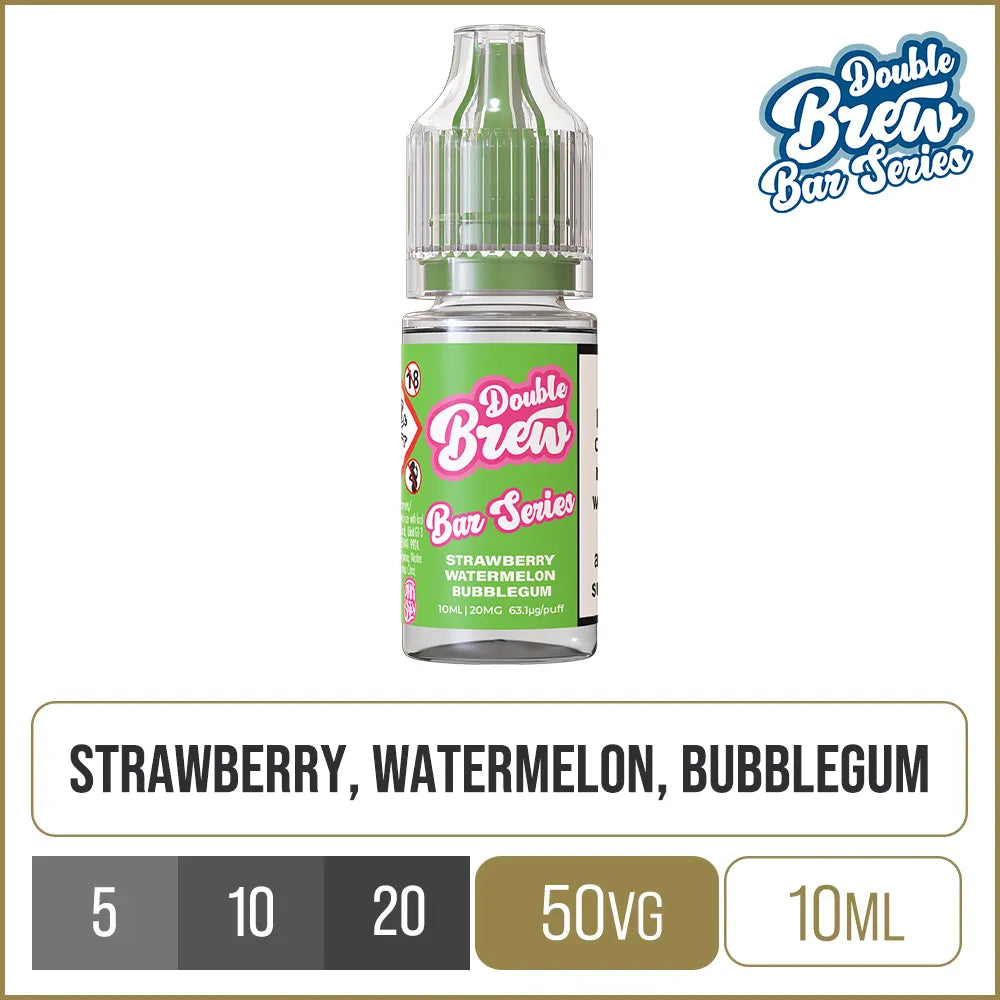 Double Brew Strawberry Watermelon Bubblegum E-Liquid Online