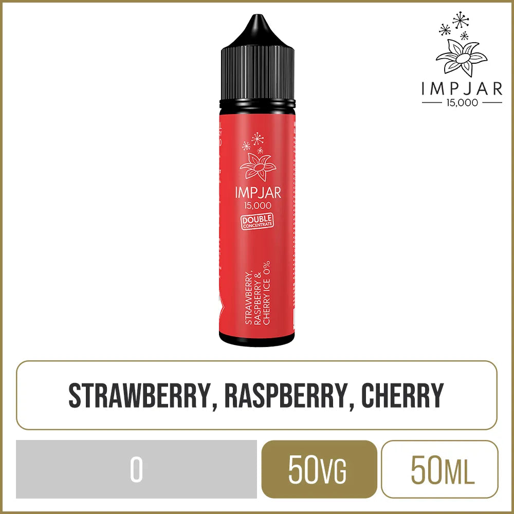Buy Imp Jar 15,000 Strawberry Raspberry Cherry E-Liquid 50ml