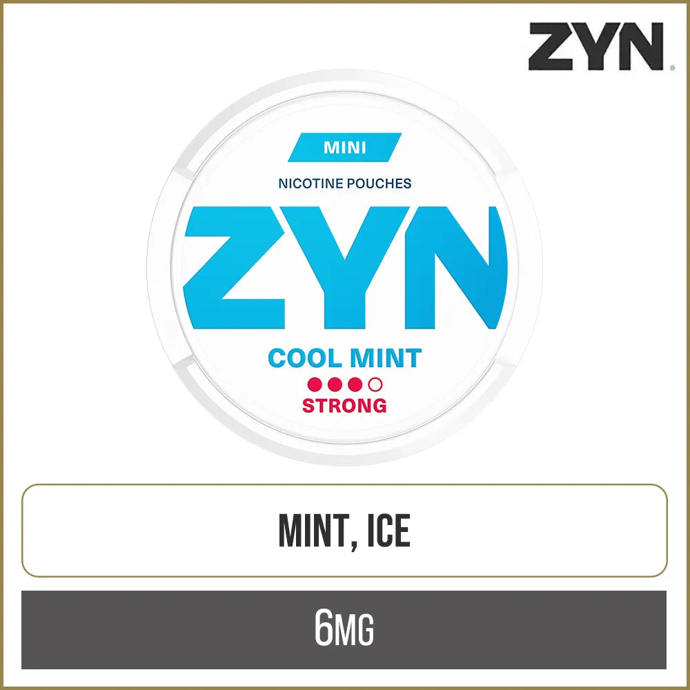 Buy Zyn Cool Mint Mini Nicotine Pouches Online