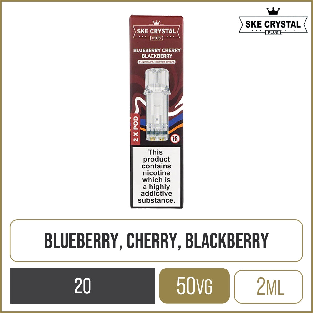 Buy SKE Crystal Plus Cherry Blackberry Pods | 2 For £20