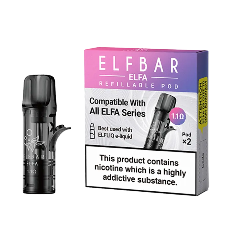 Buy Elf Bar ELFA Refillable Pods Online | Free UK Delivery