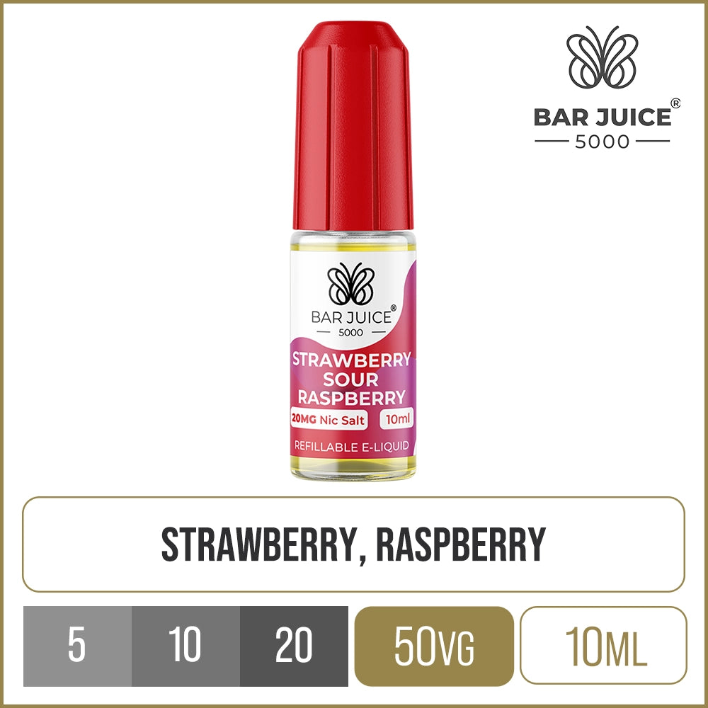 Buy Bar Juice 5000 Strawberry Sour Raspberry E-Liquids