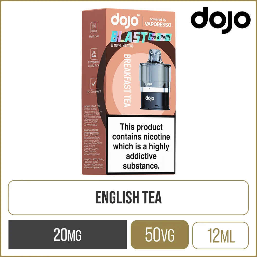 Buy Breakfast Tea DOJO Blast 6000 Pods - Free Delivery