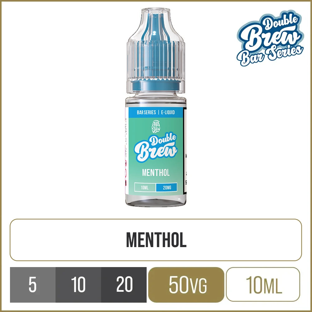Buy Double Brew Bar Series Menthol E-liquid | Free Delivery
