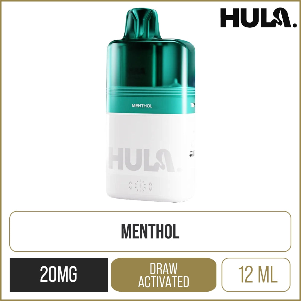 Buy Menthol Hula 7000 Pod Vape Kits Online - Free Delivery