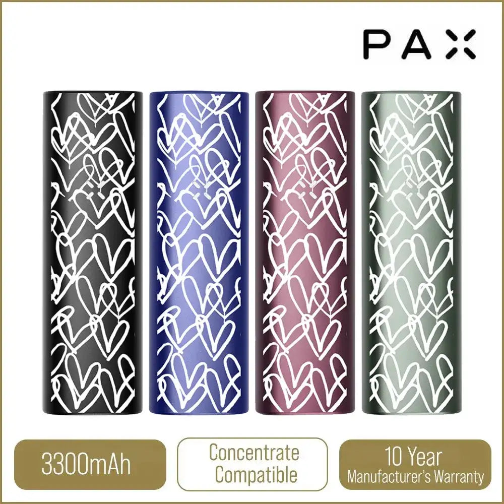 Four PAX x JGoldcrown Limited Edition Plus Dry Herb Vaporizers on a ...