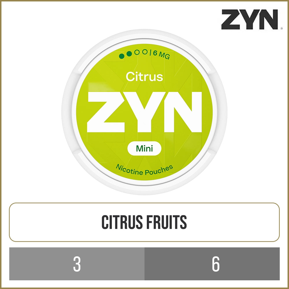 Buy ZYN Citrus Mini Nicotine Pouches Online