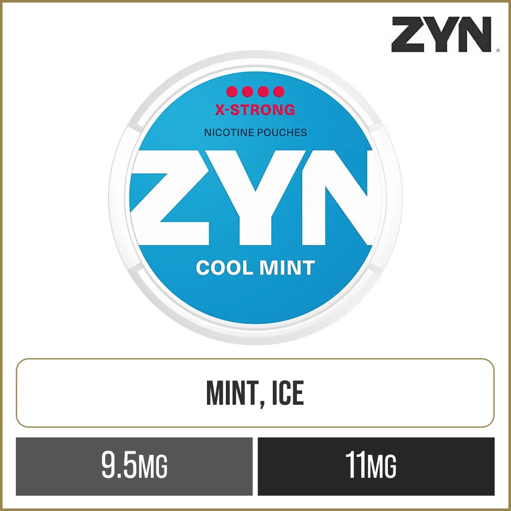 Buy ZYN Cool Mint Nicotine Pouches Online | Free Delivery