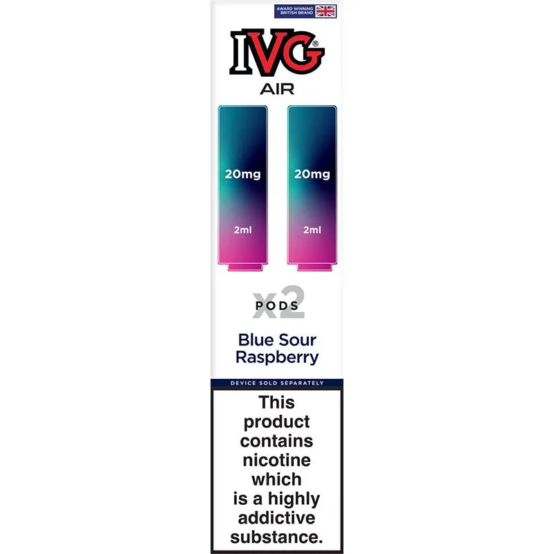 Buy IVG Air Pod Blue Sour Raspberry Ice Online