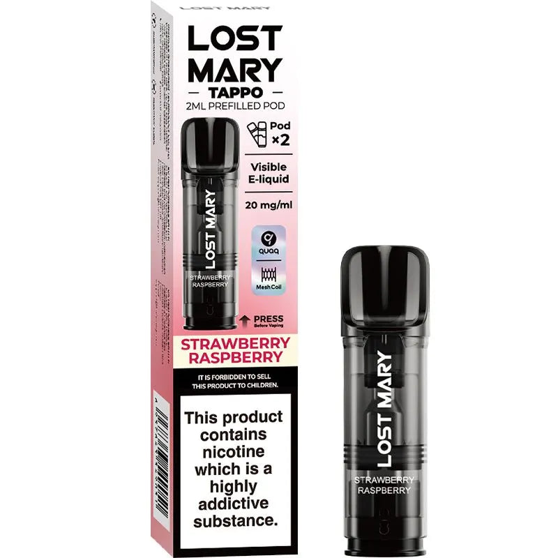 Buy Lost Mary Tappo Strawberry Raspberry Pods Online