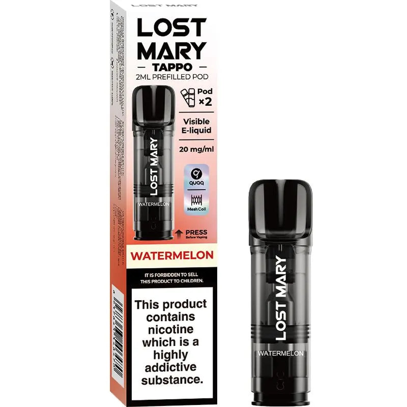 Buy Watermelon Lost Mary Tappo Pods Online | 3 For £15