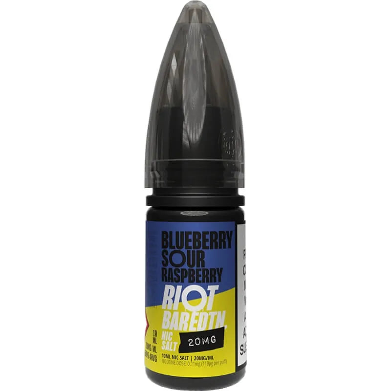 Riot Bar EDTN Blueberry Sour Raspberry E-Liquids | 3 For £10