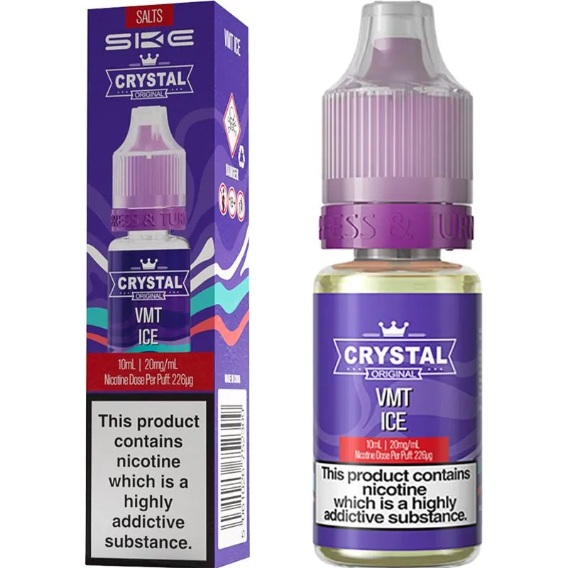 Buy SKE Crystal Salts VMT Ice E-Liquids - Free Delivery