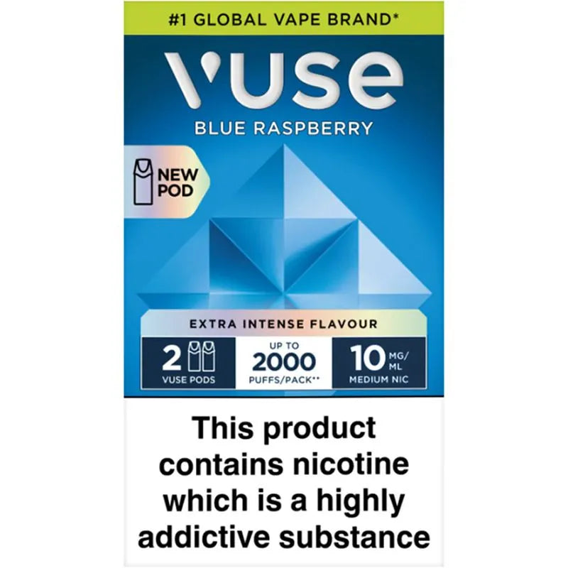 Buy Blue Raspberry Vuse Pods Online | Free Delivery