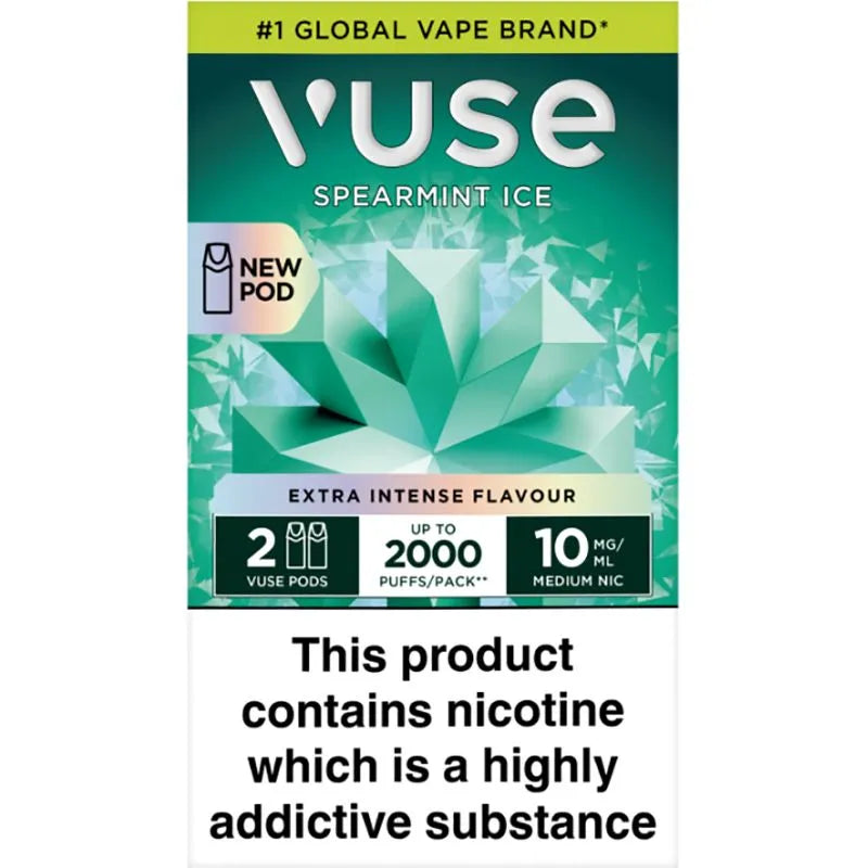 Buy Spearmint Ice Vuse Pods Online | Free Delivery