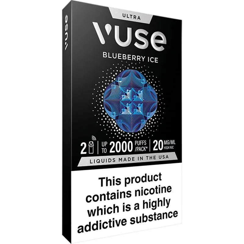 Buy Blueberry Ice Vuse Ultra Pods Online - Free Delivery