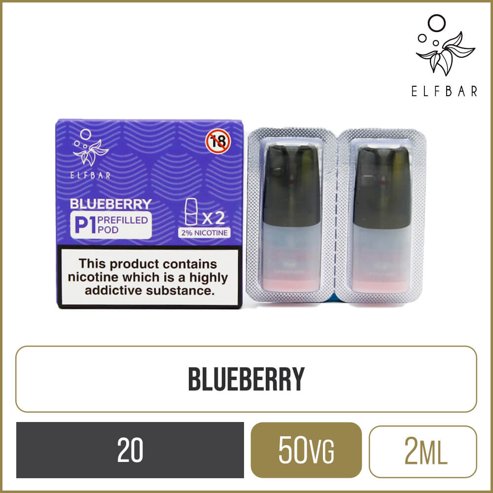 Buy Elf Bar Mate 500 P1 Blueberry Pods | 3 For £15