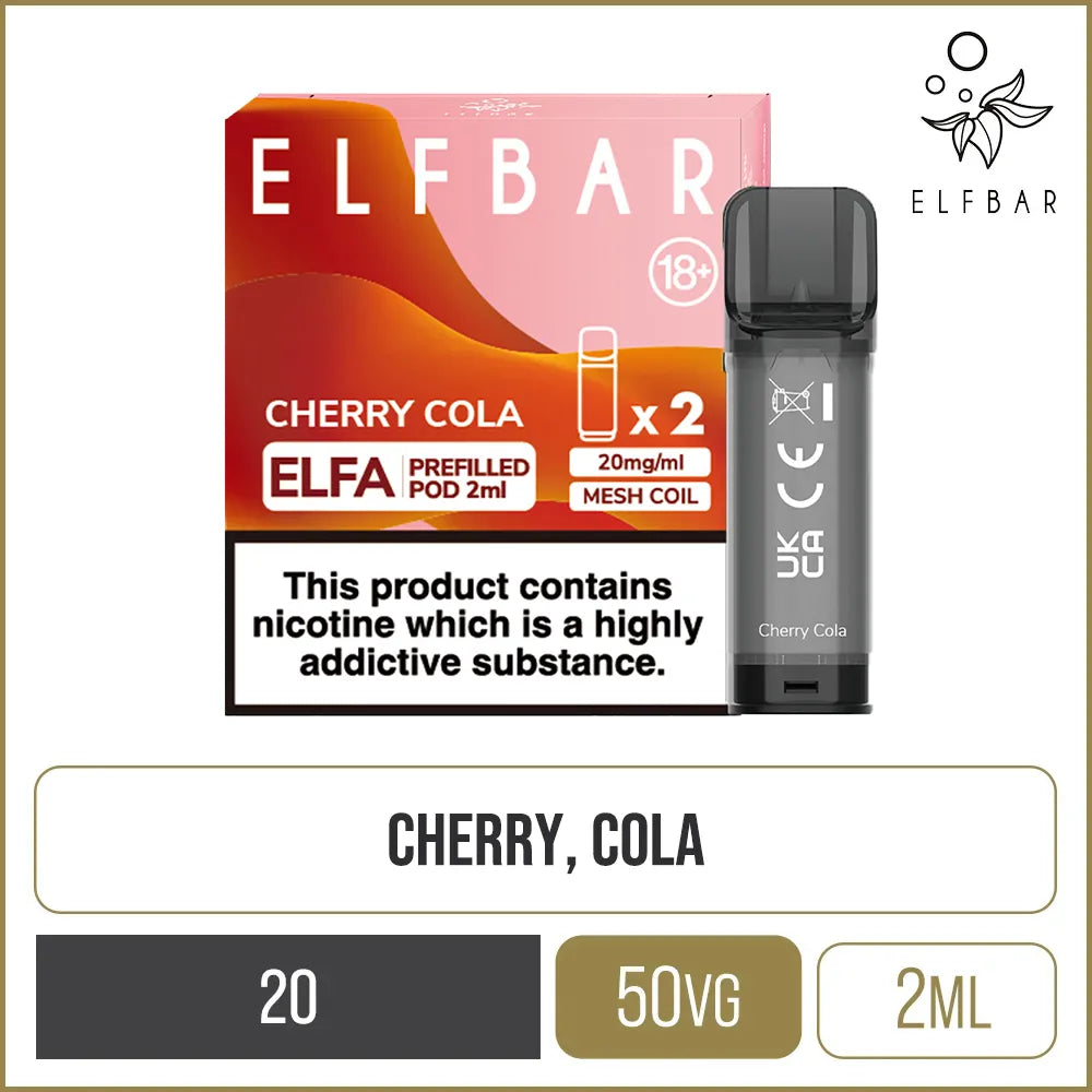Cherry Cola Elf Bar ELFA Pods 2 Pack